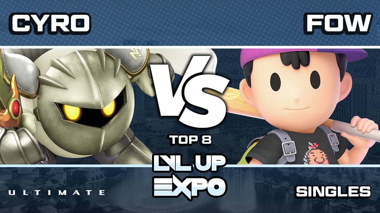 LVL Up Expo 2019: Cyro (Meta Knight) vs FOW (Ness) - Top 8 - YouTube