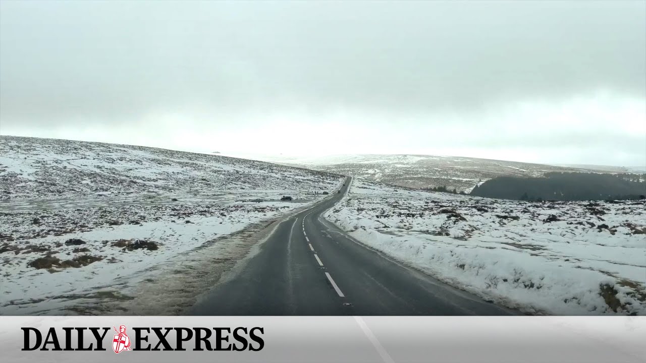 Storm Nelson: Snow and strong winds hit UK - YouTube