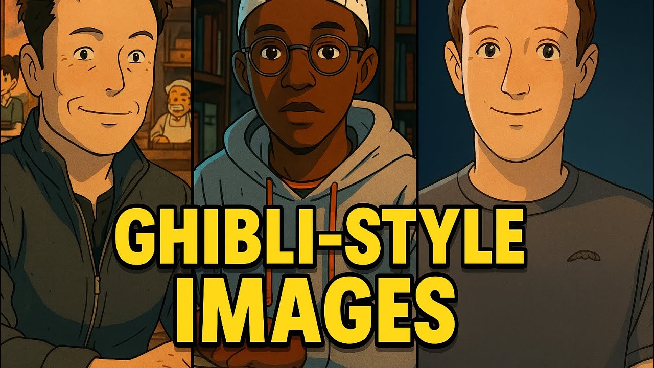 How I Made Ghibli-Style Images with Elon Musk & Mark Zuckerberg (And ...
