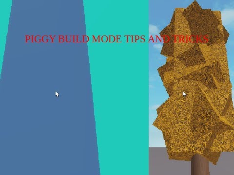 How to make wall paper and tall trees! | PIGGY BUILD MODE TIPS AND ...
