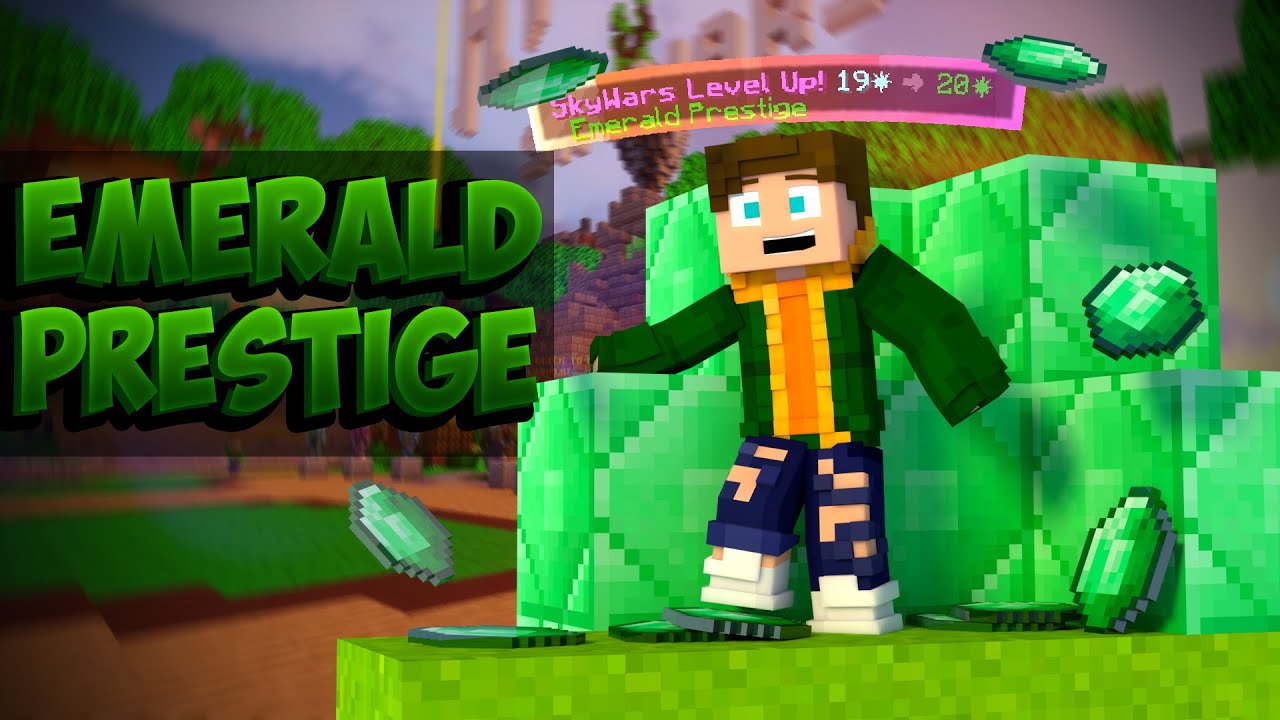 Reaching Emerald Prestige in Hypixel Skywars - YouTube