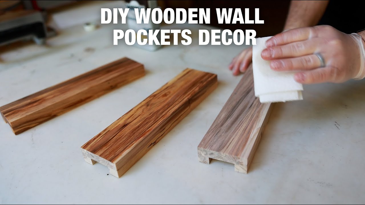 DIY Wooden Wall Pockets | Home Decor Ideas - YouTube