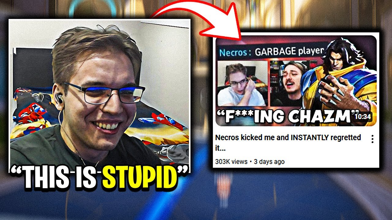 Necros TALKS About the Video Chazm POSTED on Him | Marvel Rivals - YouTube