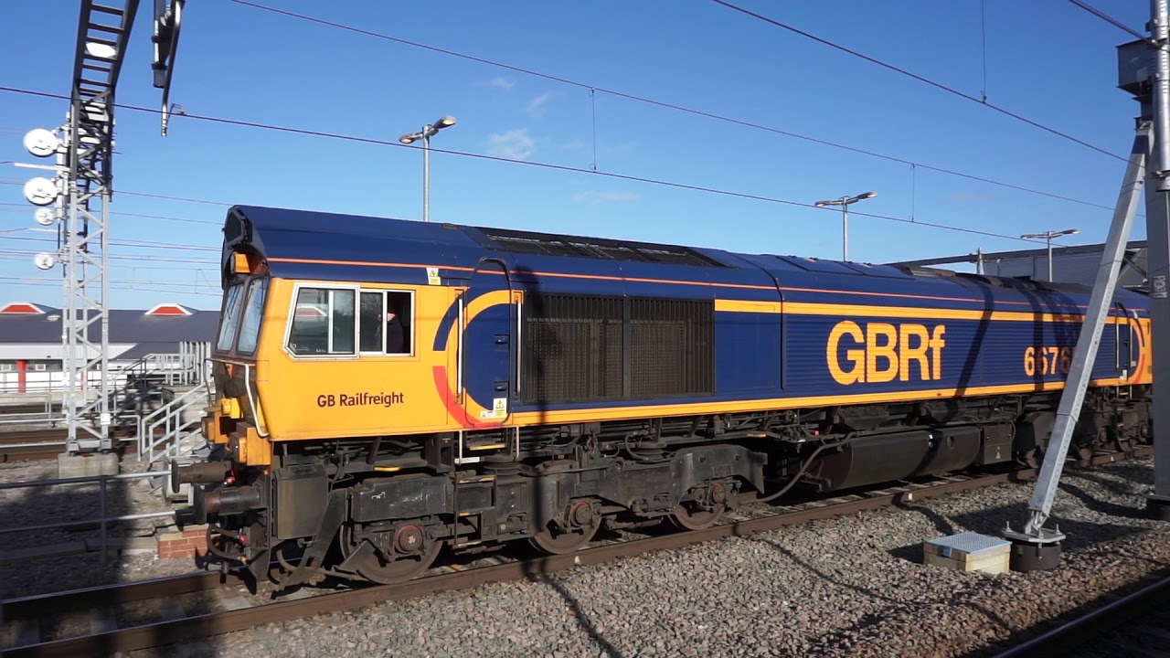 Class 66: GBRF 66765 Visits Reading - YouTube