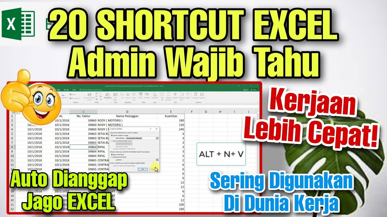 20 SHORTCUT EXCEL Paling Penting yang Sering Digunakan Pemula Wajib ...
