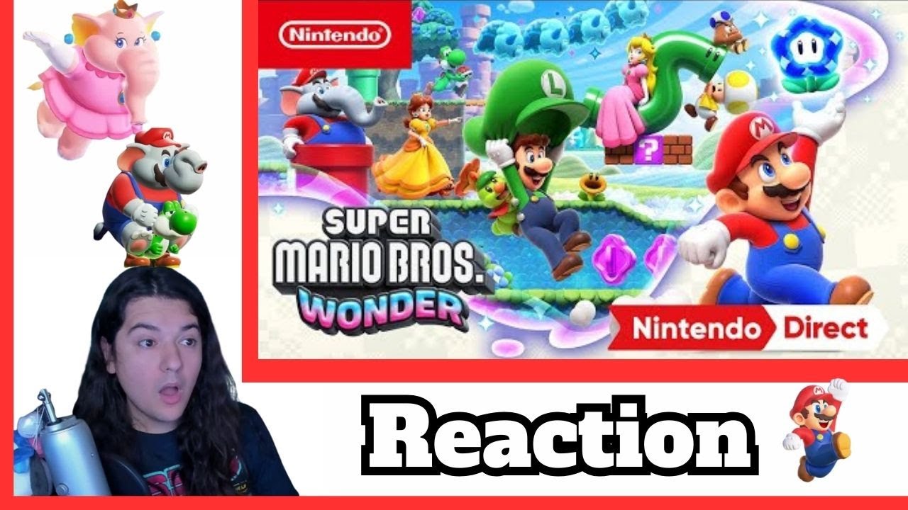 Super Mario Wonder Direct Reaction 8.31.23 - YouTube