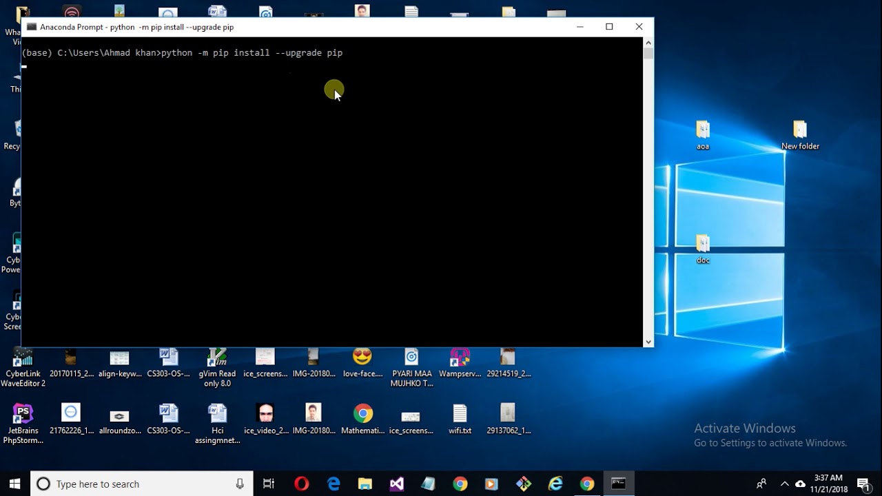 How To Update Pip In Anaconda Python YouTube How To Update Pip In Anaconda Python YouTube