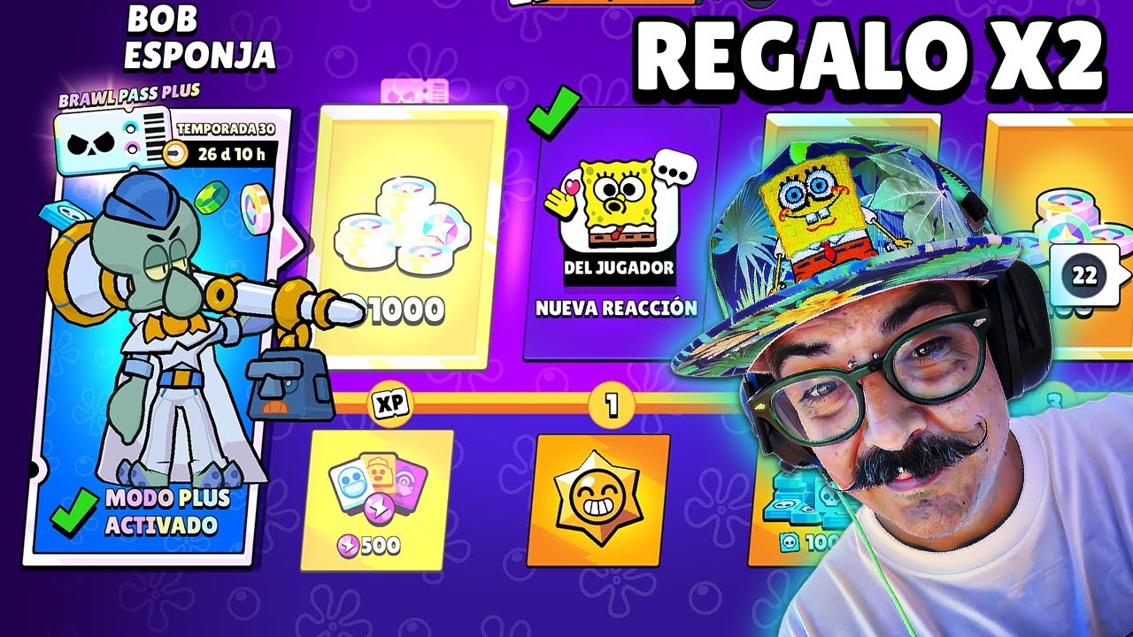 Regalo 2 BRAWL PASS PLUS *BOB ESPONJA* Nueva temporada | El Tío Joe ...