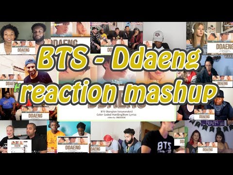 [BTS] 땡 Ddaeng lyrics video｜reaction mashup