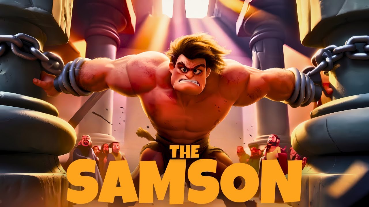The Unstoppable Samson: A Powerful AI Animated Bible Story! - YouTube