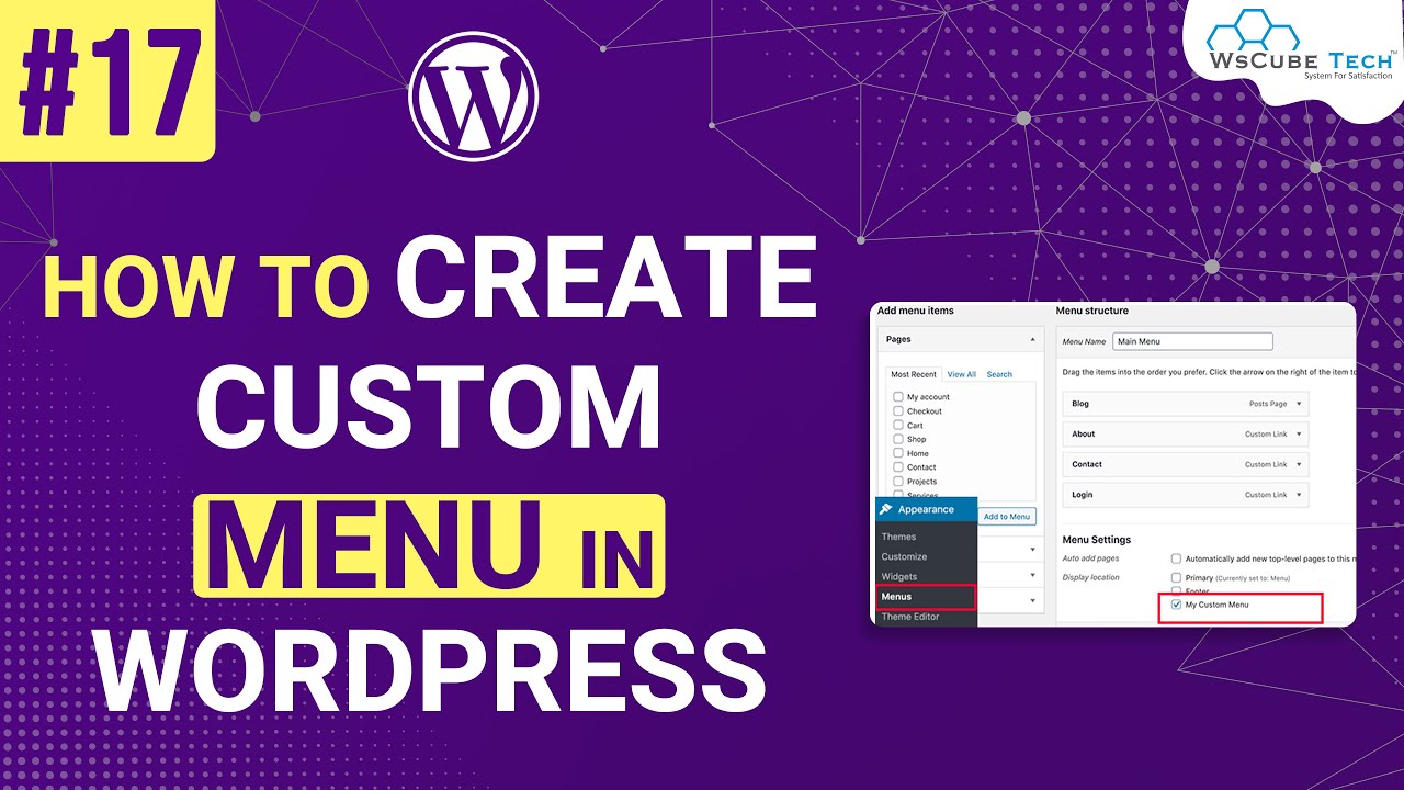 How To Create A Custom Menu In WordPress Learn WordPress 17 YouTube How To Create A Custom Menu In WordPress Learn WordPress 17 YouTube
