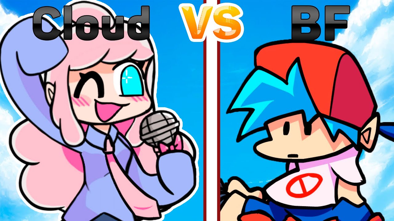 Friday Night Funkin' - VS Cloud | Notice Me Senpai (FNF Mod Hard/FNF ...