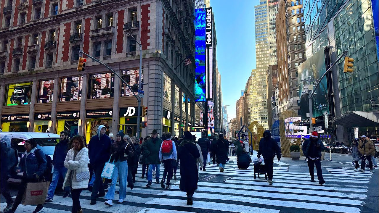 NYC LIVE Exploring Manhattan First Day of Winter 2023 ( 21 December ...