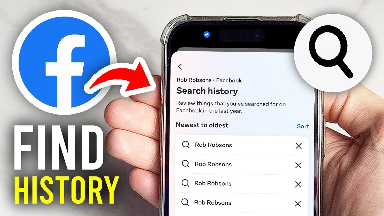 How To Find Search History On Facebook - Full Guide - YouTube