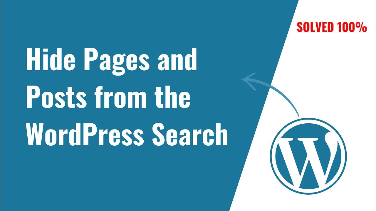 How To Hide Pages And Posts From The WordPress Search YouTube how-to-hide-pages-and-posts-from-the-wordpress-search-youtube