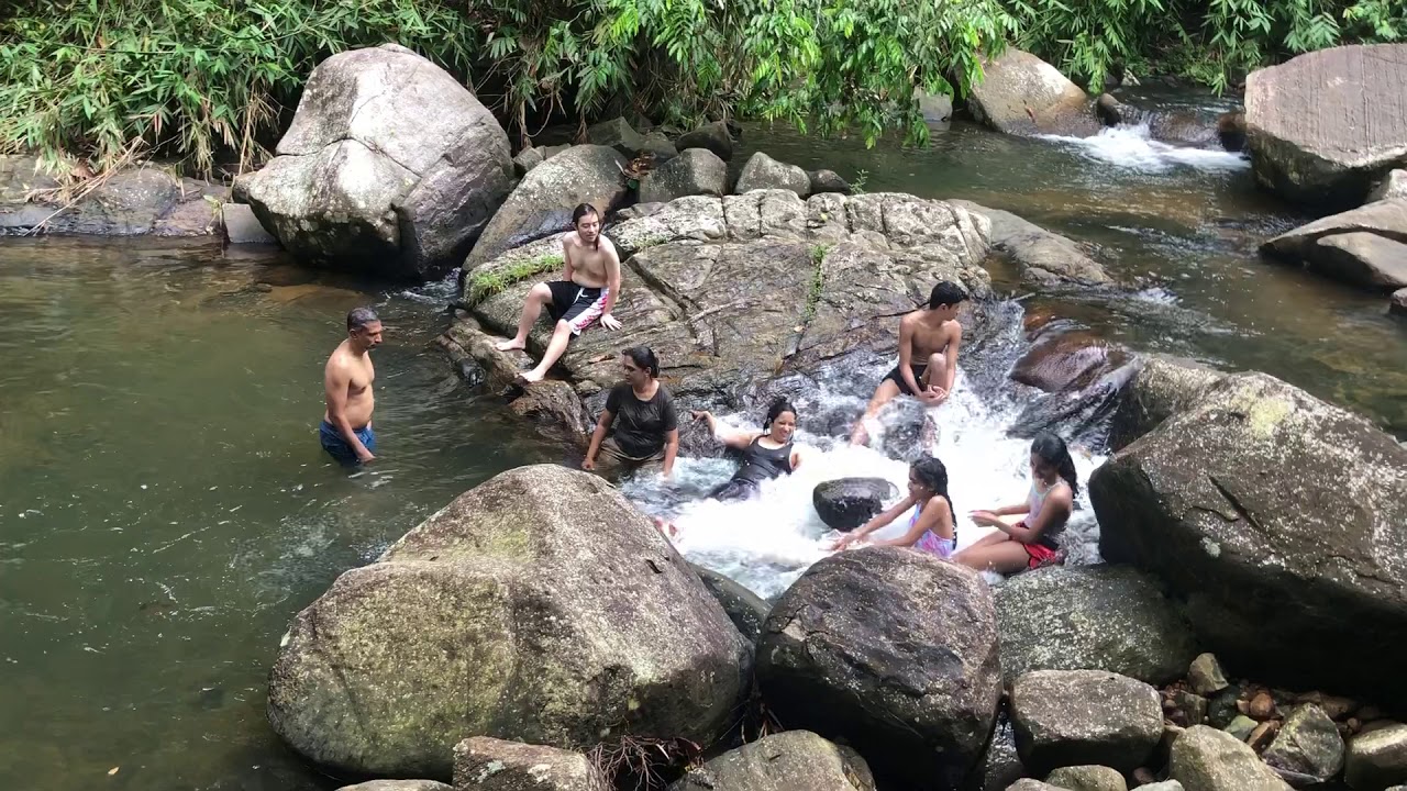 Happy Customers Enjoying @ Natural Water Stream - The Retreat ingiriya ...