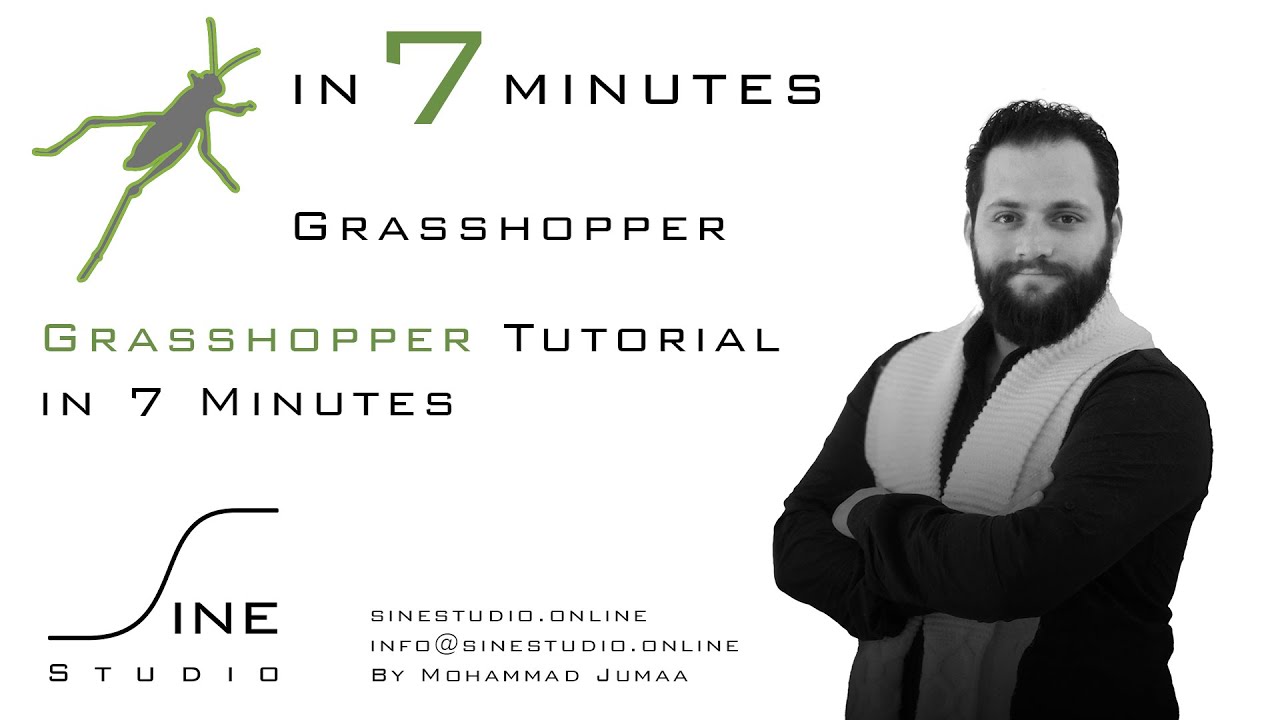 Welcome to the brand-new playlist - Grasshopper tutorial in 7 minutes ...
