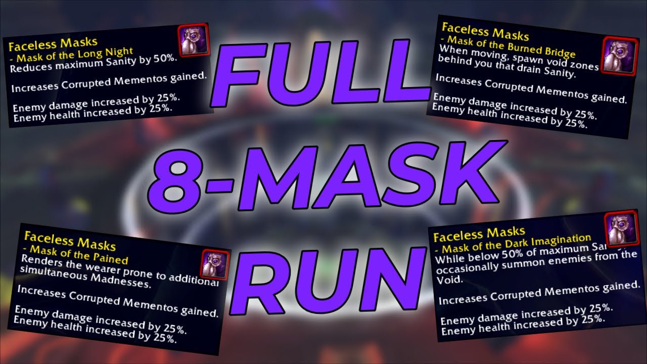 Horrific Visions - FULL 8 MASK RUN! Guide + Commentary - Feat. Astarael ...