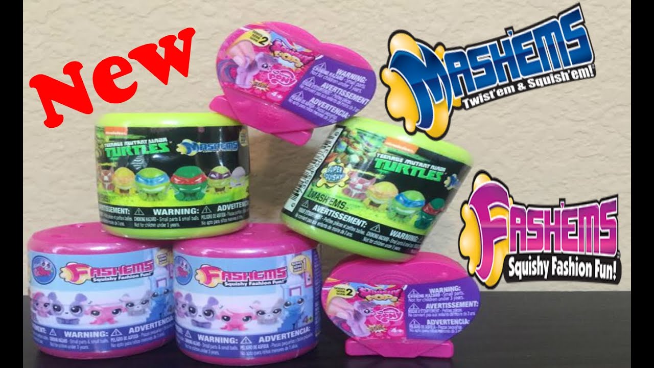 TMNT Mashems and Littlest Pet Shop Fashems - YouTube