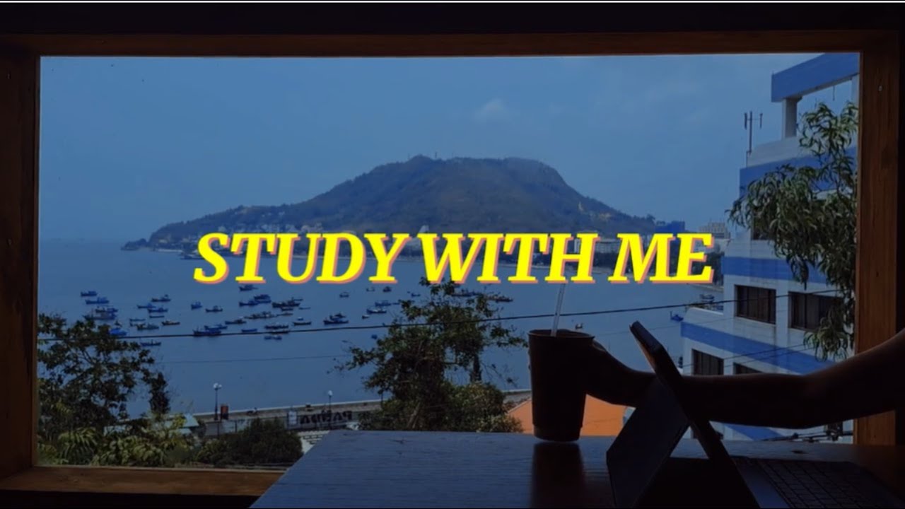 [study with me with beach view for 2 hours] - YouTube