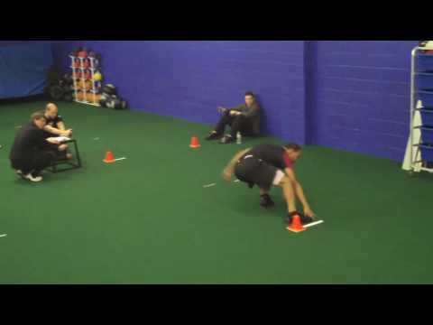 MBSC 2010 NFL Combine Training- 3 Cone L-Drill - YouTube