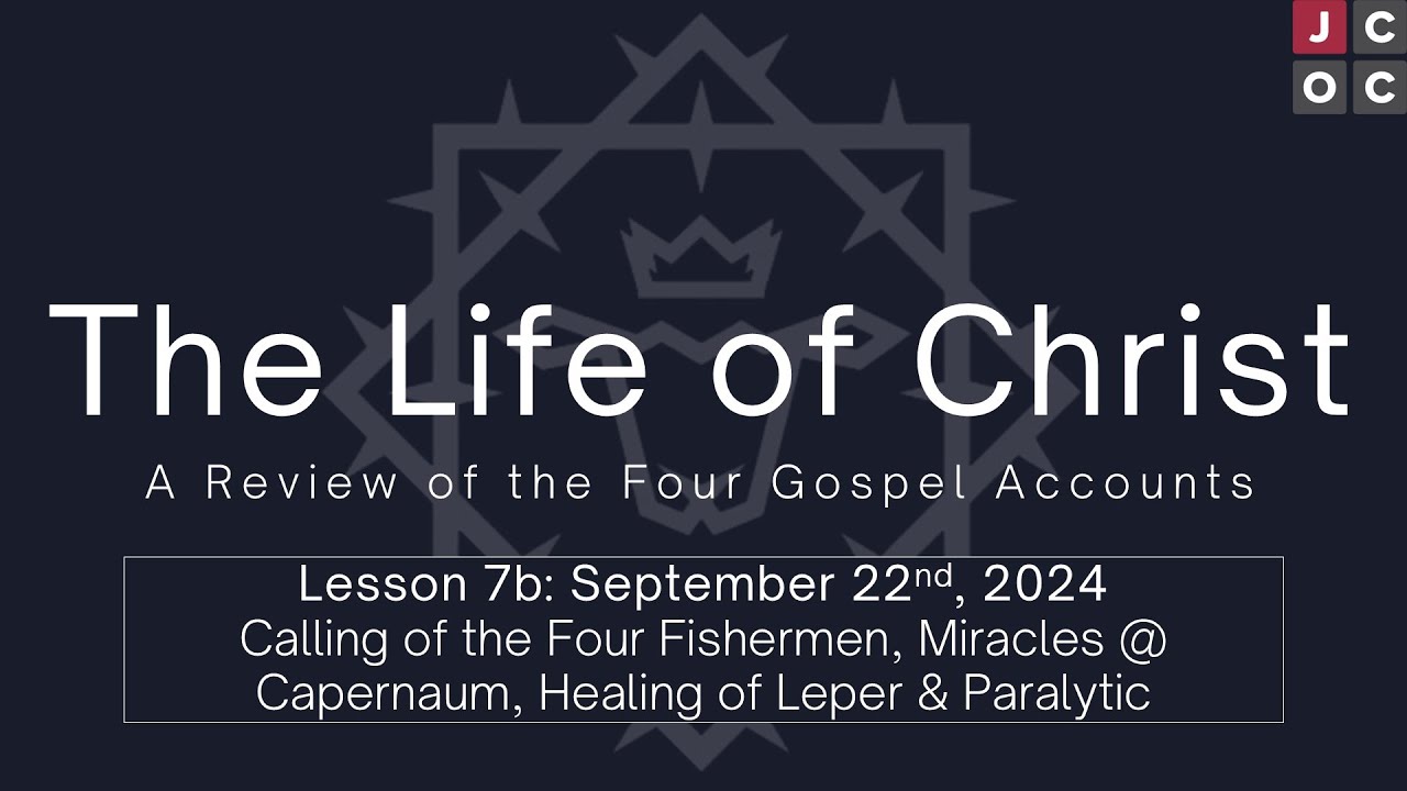 Life of Christ: Lesson 7b - YouTube