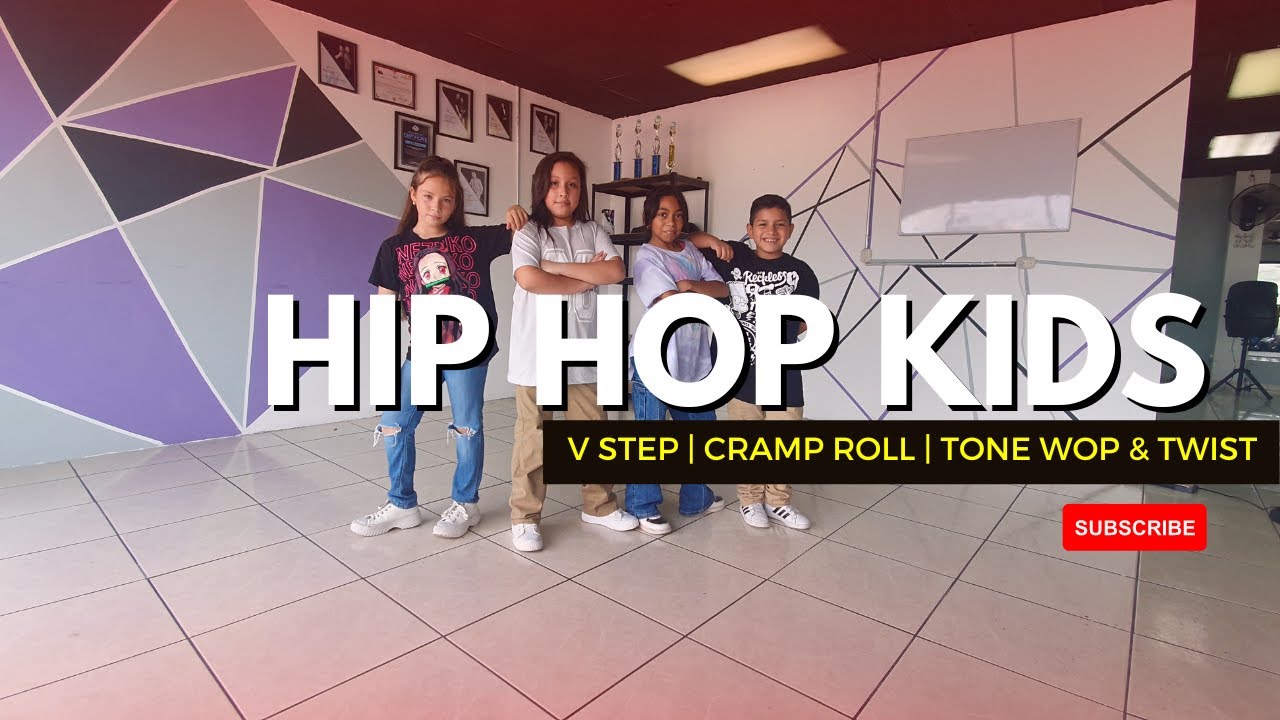 HIP HOP KIDS TUTORIAL | V STEP | CRAMP ROLL | TONE WOP & TWIST - YouTube