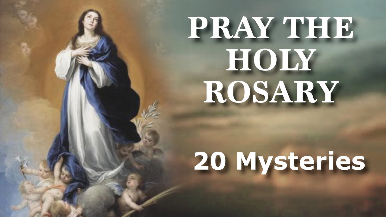 Complete Rosary 20 Mysteries - Music For Sleep - YouTube