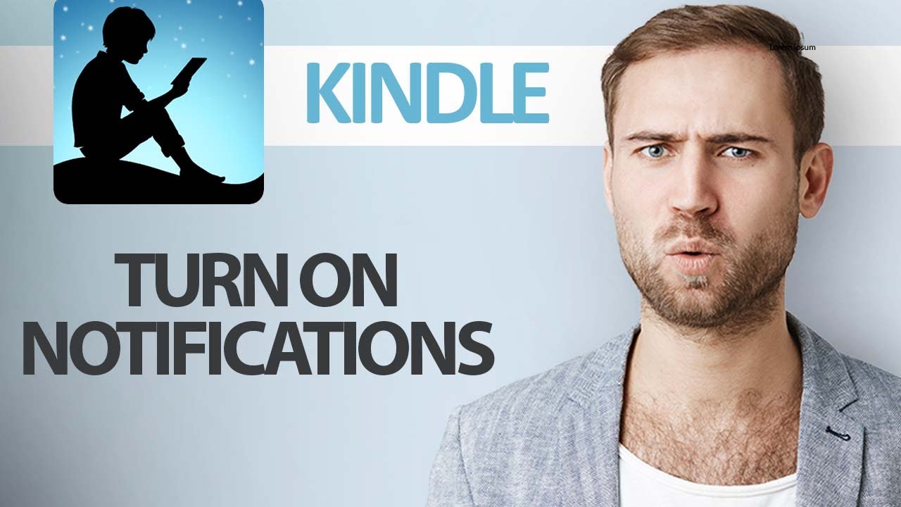 How To Turn On Notifications On Amazon Kindle App | Step By Step - YouTube