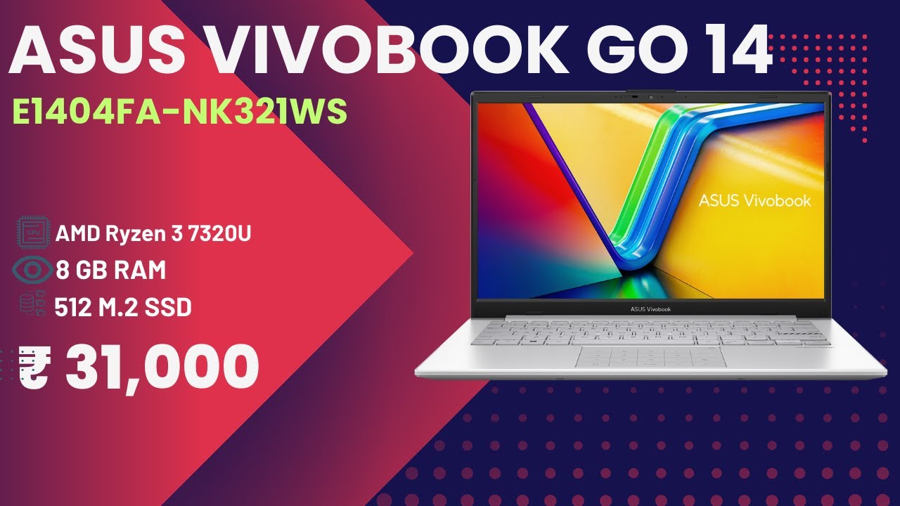 "Power of Portability: ASUS Vivobook Go 14 E1404FA-NK321WS🚀 | Is It The ...