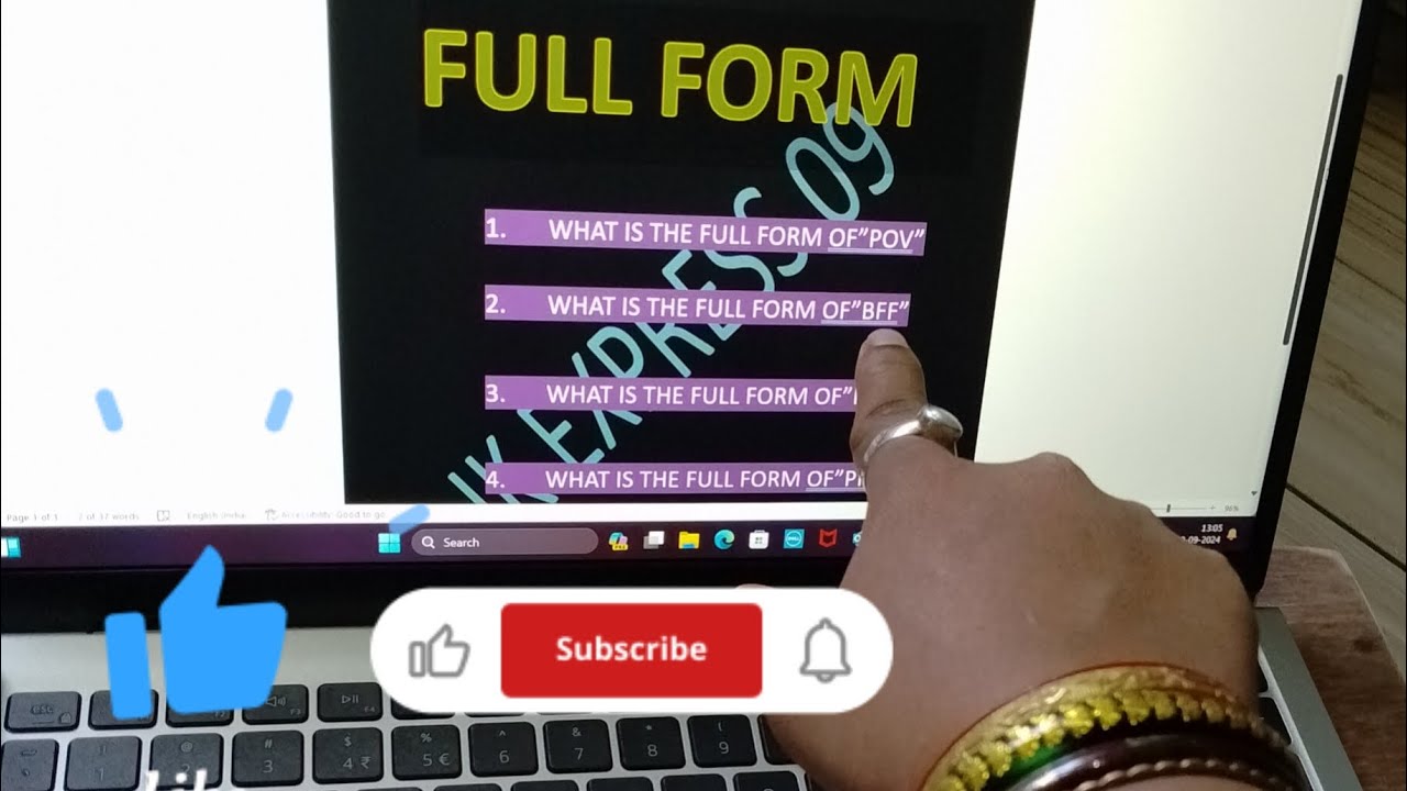 Today's Topic full form 👍 - YouTube