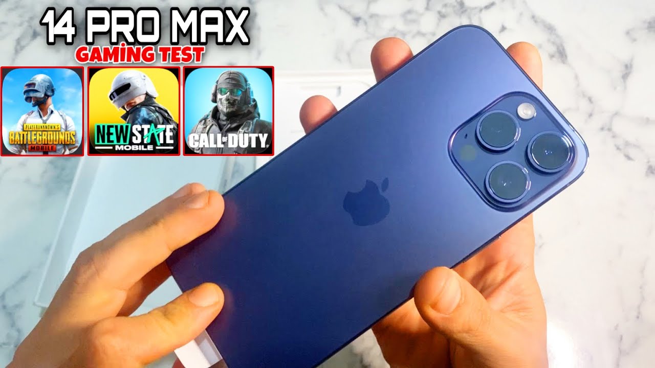 iPhone 14 Pro Max Gaming Test Pubg mobile, NEW STATE mobile, Call Of ...