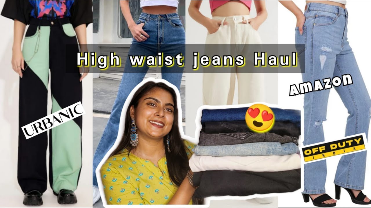 *BEST* TRENDY HIGH WAIST JEANS HAUL! | FLARED, WIDE-LEG, STRAIGHT FIT ...