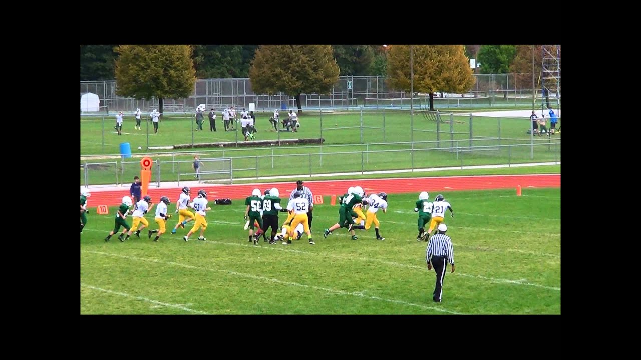 Best 7th grade football player Evan Moskwa 2014 football highlights ...