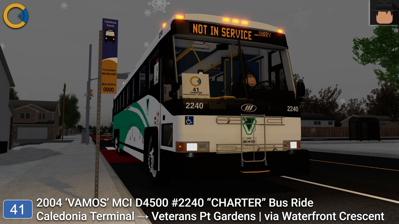 Caledonia Transit - 41 Rymal S. 'Charter' Bus Ride: 2004 'VAMOS' MCI ...