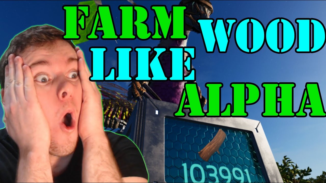 Ark ASA - Alpha Wood Harvesting Secret Guide - Fastest Way to Gather ...