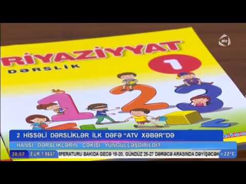 Pilot siniflər üçün yeni dərsliklər