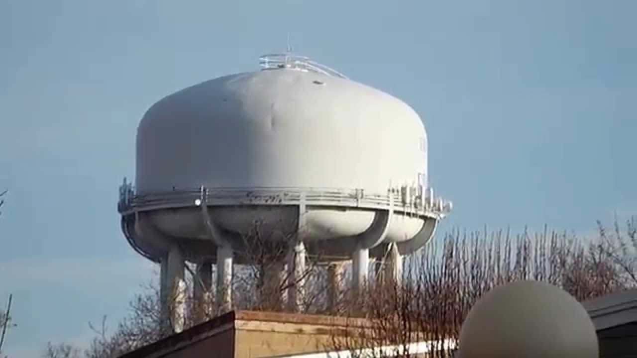 Elliposidal Ten Leg Elevated Steel Water Storage Tank - YouTube