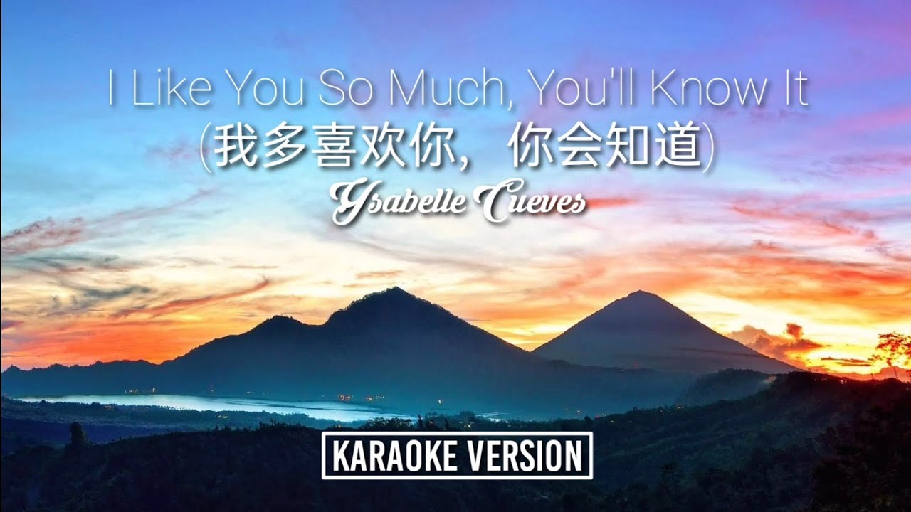 I Like You So Much, You’ll Know It (我多喜欢你，你会知道) - Ysabelle Cuevas ...