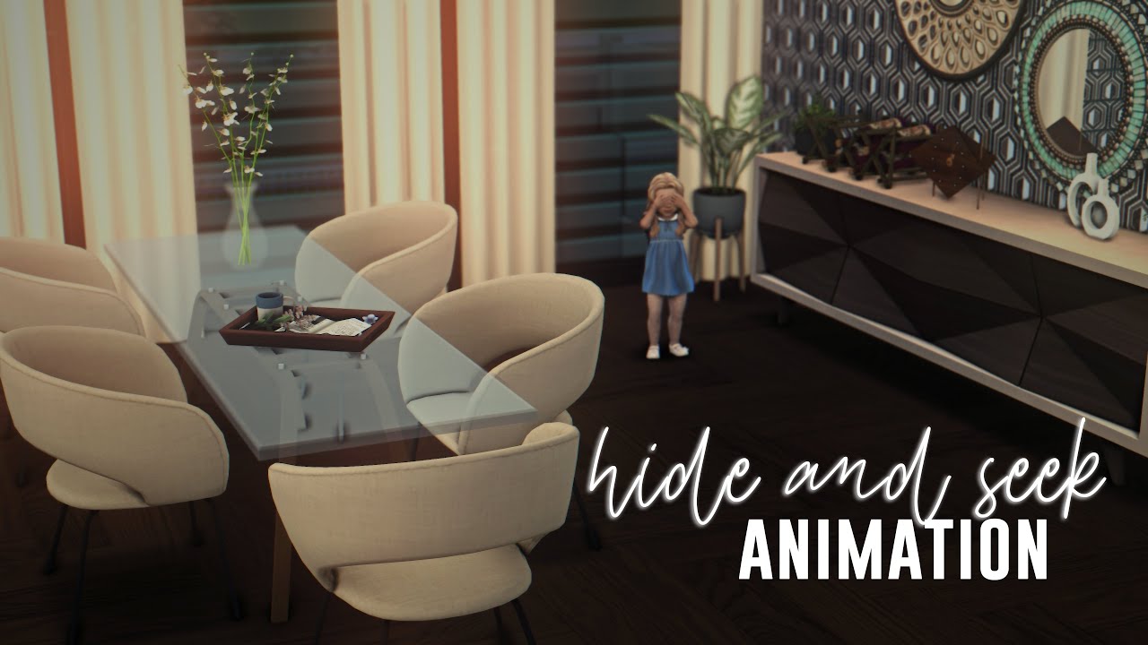 Hide and seek animation | The Sims 4 - YouTube