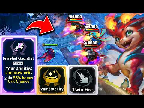 Nuclear Crit Q + True DMG Crits Smolder: Jeweled Gauntlet + Vulnerability | ARAM Mayhem
