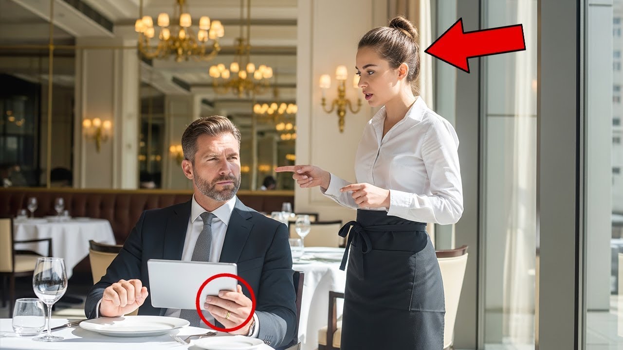 “He Ignored the Waitress’s Warning… Then Realized She Just Saved His ...