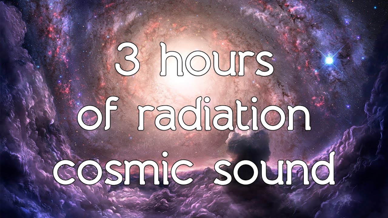 🎧 Radiation cosmic sound in high quality white noise ASMR Space sounds ...