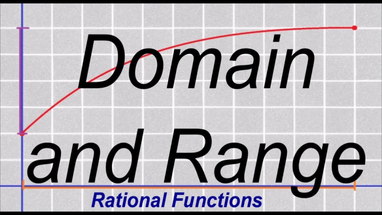 Domain and Range of Rational Functions (Pre-Calculus) - YouTube