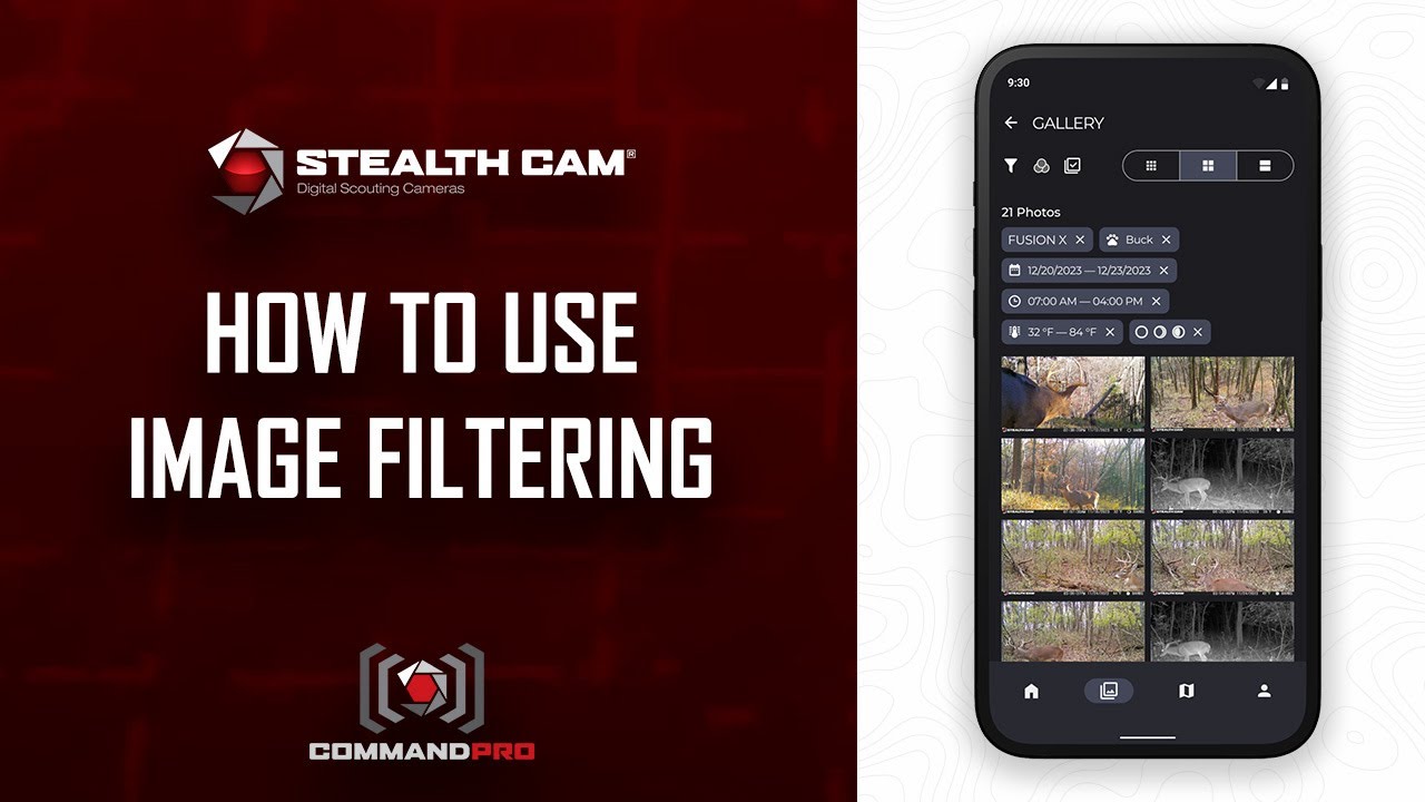 How To Use Image Filtering | Stealth Cam Command Pro - YouTube