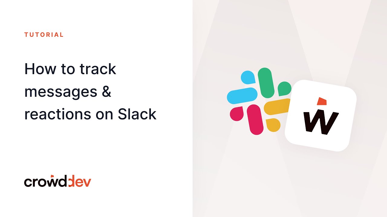 How to track messages and reactions in your Slack | crowd.dev - YouTube