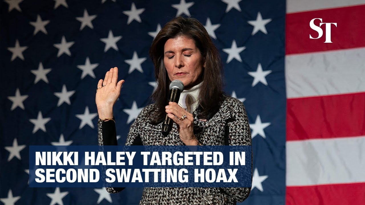 Nikki Haley targeted in second swatting hoax - YouTube