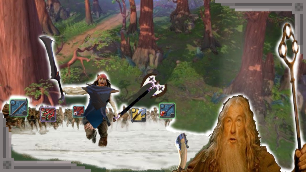 Smacking enemy with Hallowfall | Albion Online - YouTube