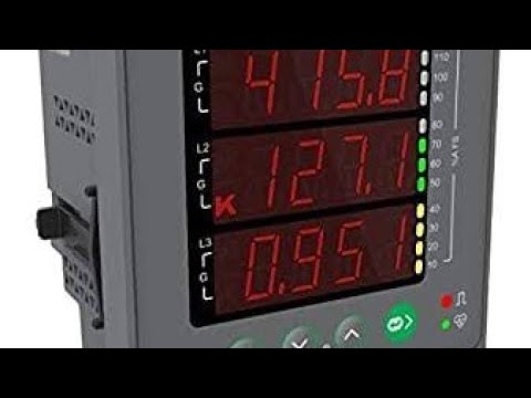 Schneider Energy meter wiring, Schneider Energy meter EM6433H energy ...