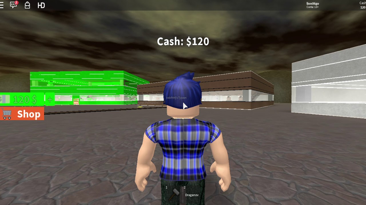 Jogando Tycoon no roblox Roblox Horror Tycoon - YouTube